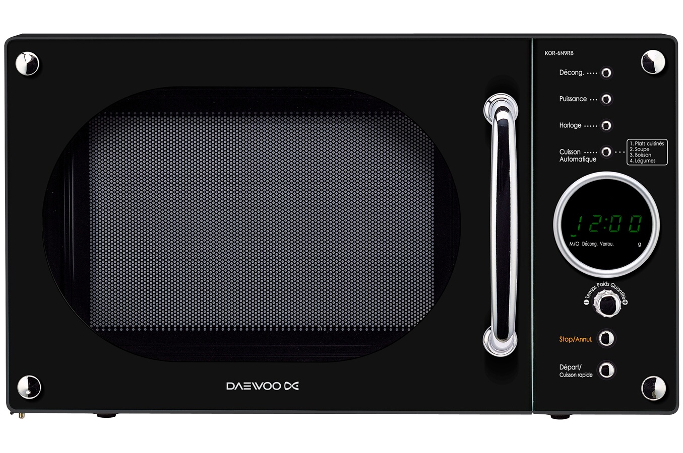 Micro ondes Daewoo KOR-6N9RB NOIR (3594157) | Darty