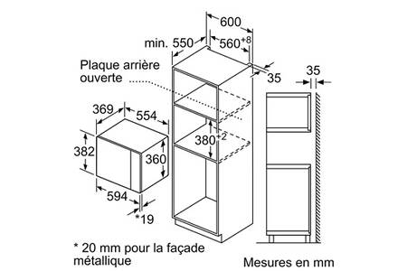 Micro-ondes + Gril Siemens be555lmb1f | Darty