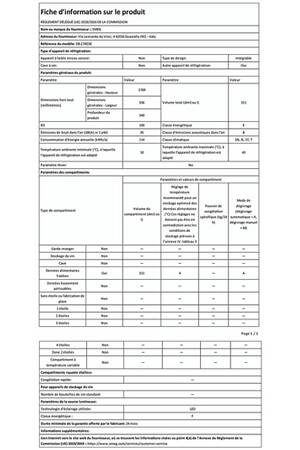 Réfrigérateur 1 porte Smeg S8L174D3E - Encastrable 177CM | Darty