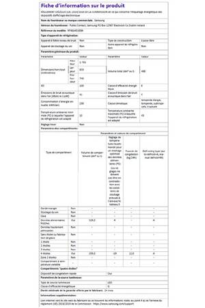 Réfrigérateur multi-portes Samsung RF48A401EB4 | Darty