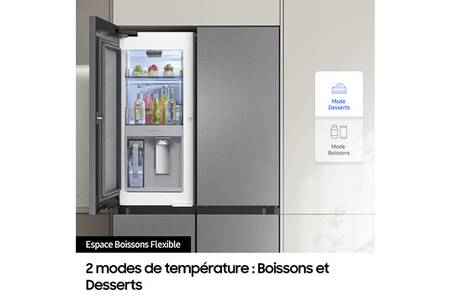 Réfrigérateur multi-portes Samsung RF65DB970E22 Light and See | Darty