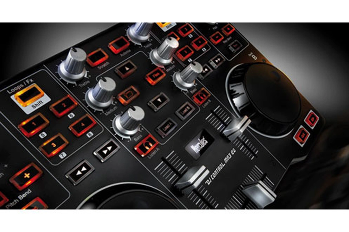 Table de mixage Hercules DJ CONTROL MP3 E2 - DJCONTROLMP3E2 (1238310 ...