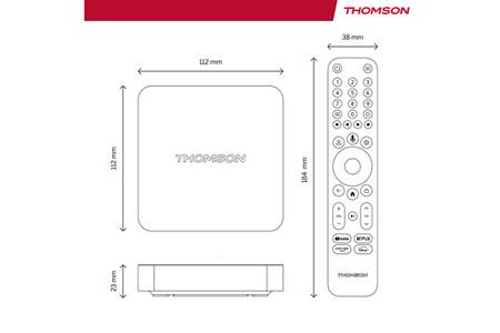 Passerelle multimédia Thomson 240GG Box 4K avec Google TV | Darty