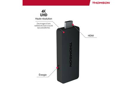 Passerelle multimédia Thomson 145G Stick 4K avec Google TV | Darty