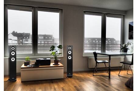 Enceinte colonne Cabasse JAVA MC40 NOIR BROSSÉ (UNITE) | Darty