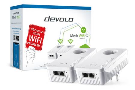CPL Devolo Mesh WiFi 2 Starter Kit, 2 adaptateurs CPL WiFi - 8758 | Darty