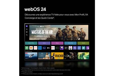 TV LED Lg 43UT81 LED Pied central 60Hz 4K 108cm 2024 | Darty