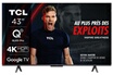 TV LED Tcl 43C69B QLED Dolby Vision & Atmos 60hz 4K 109cm 2024 - 43C69B | Darty
