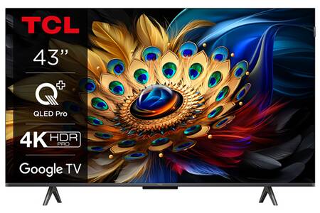 TV LED Tcl 43C69B QLED Dolby Vision & Atmos 60hz 4K 109cm 2024 | Darty