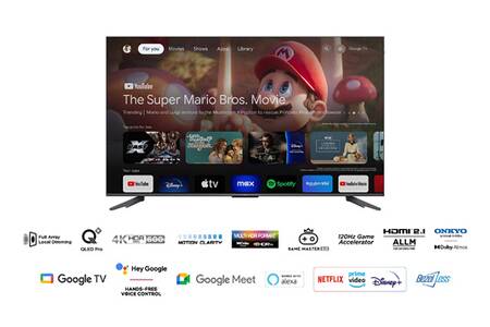 TV LED Tcl 65C655 PRO QLED Dolby Vision Mode Gaming 60Hz 4K 165cm 2024 ...