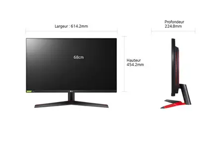 Ecran PC Lg 27GN800P-B | Darty