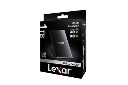 Disque dur externe Lexar SL500 Portable SSD 1TO | Darty