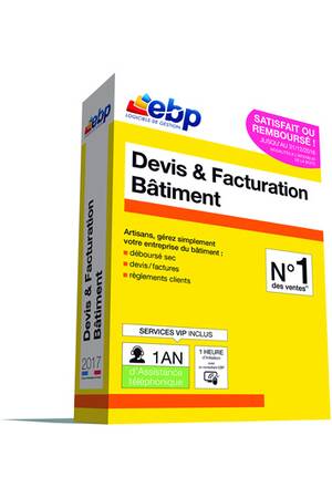 Logiciel Ebp DEVIS ET FACTURE BÂTIMENT VIP 2017 | Darty
