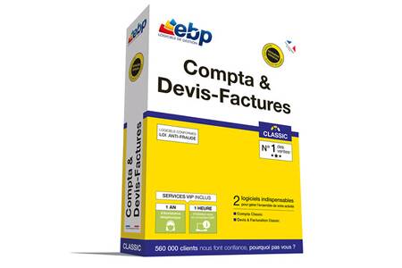 Logiciel Ebp EBP COMPTA & DEVIS-FACTURE CLASSIC + VIP | Darty