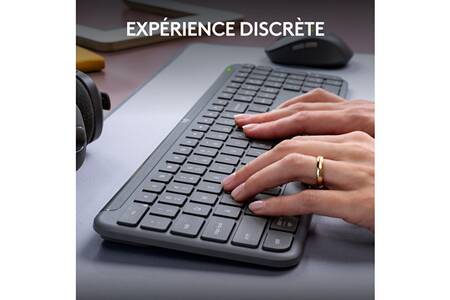 Ensemble clavier et souris Logitech sans fil MK950 Signature Slim ...