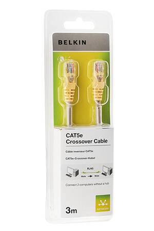 Câbles ADSL Belkin RJ45 Croisé Mâle/Mâle 3M - RJ45CroiséMâle/Mâle3M | Darty