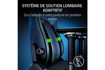 Chaise gaming Razer Iskur V2 Fabric (tissu) | Darty