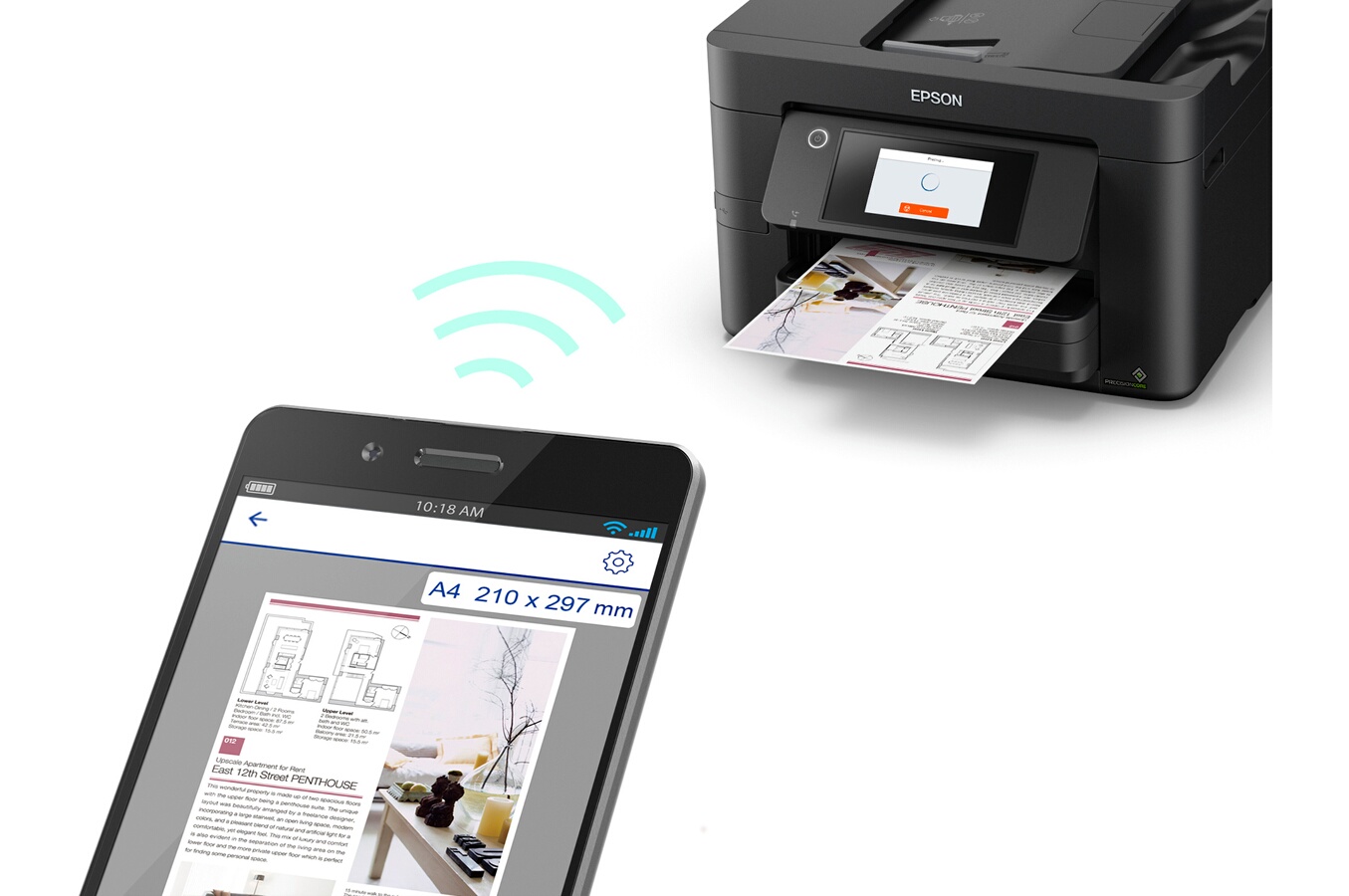 Imprimante jet d'encre Epson WorkForce WF-4825 - WORKFORCE WF-4825 | Darty