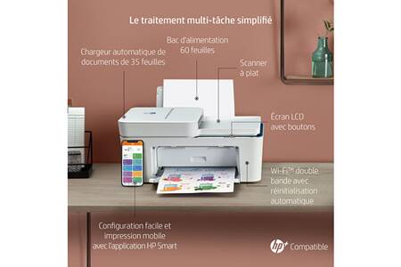 Imprimante multifonction Hp Deskjet 4130e tout-en-un Jet d'encre ...