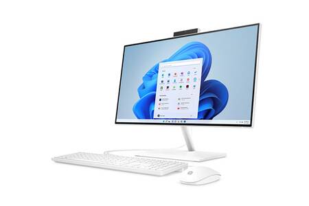 PC tout en un Hp All-in-One 24-ck0000nf Bundle 23.8" FHD Intel Core i5 12400T RAM 8 Go DDR4 512 ...