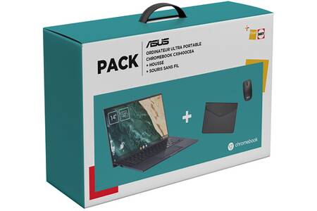 PC portable Asus pack ChromeBook CX9400CEA LED Tactile 14" FHD Intel ...