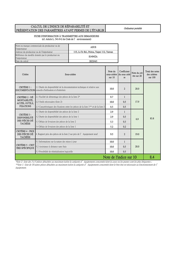 PC portable Asus VivoBook S1404ZA-DRNK602W Gris Intel Core i3 8G 512G SSD PCIE Intel Graphics ...