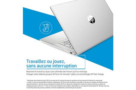 PC portable Hp Laptop 17-cp0308nf - 6L906EA#ABF | Darty