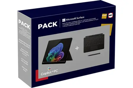 PC Hybride / PC 2 en 1 Microsoft PACK FNAC-DARTY SURFACE PRO 13" OLED ...