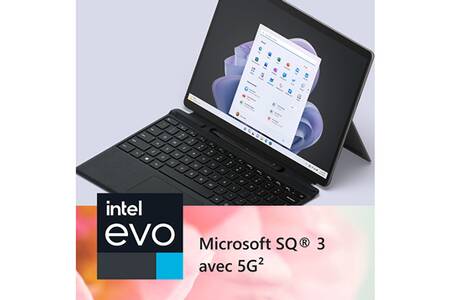 PC Hybride / PC 2 en 1 Microsoft SURFACE PRO 9 13"- Intel Core i7, 16GO ...