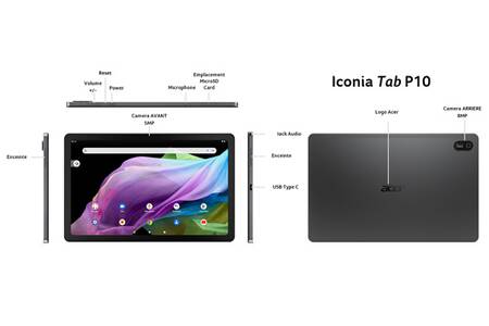Tablette tactile Acer Iconia Tab P10 11-K25X | Darty