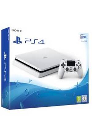 Console PlayStation 4 Sony PS4 500 GO BLANCHE + MANETTE DUALSHOCK ...