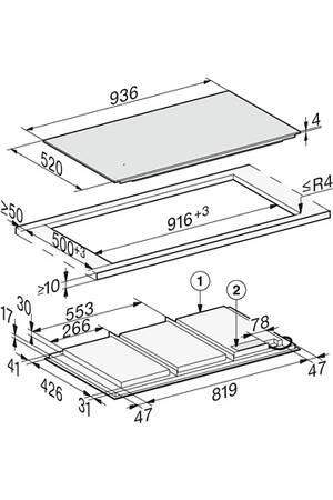 Plaque induction Miele KM 7697 FL | Darty
