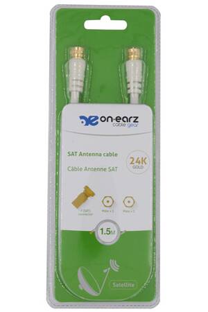 Accessoire TV vidéo Cable Ocg Câble antenne SAT 1.5 m Blanc - OECG ...