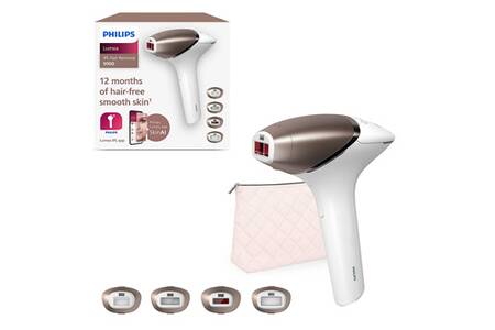 Epilation semi-définitive Philips BRI951/01 Epilateur a lumiere pulsee SERIES 9900 | Darty