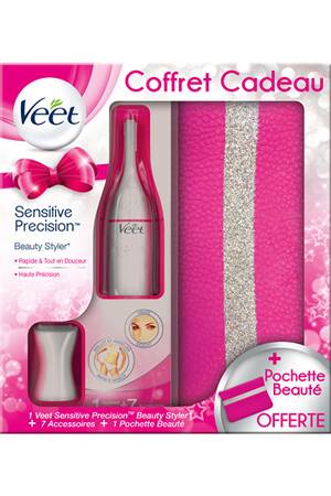 Rasoir femme Veet PACK SENSITIVE PRECISION BEAUTY STYLER | Darty