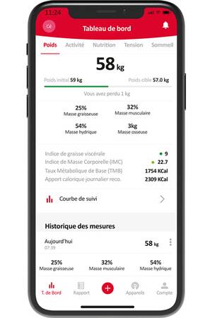 Pèse-personne Terraillon Master Form Ultra Pese-personne connecte IMC ...