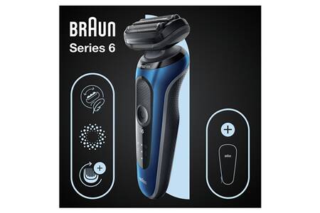 Rasoir électrique Braun Series 6 61-B1000s | Darty