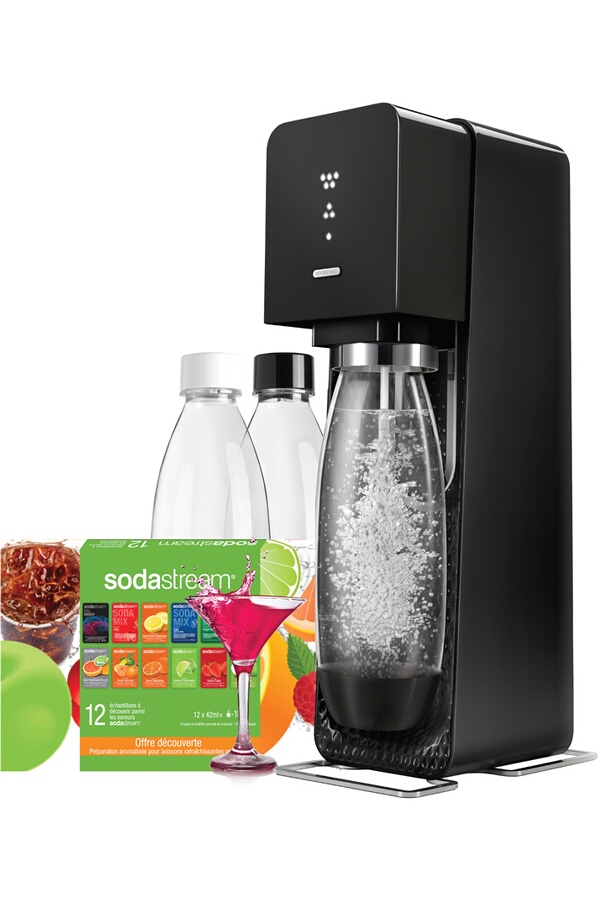 Machine soda Sodastream SOURCE NOIRE MEGA PACK (4017749) | Darty