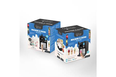 Sorbetiere Kitchen Cook Machine à crème glacée DELICIOSA | Darty