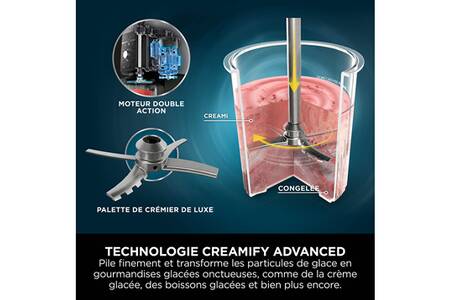 Sorbetiere Ninja CREAMi Deluxe NC501EU | Darty