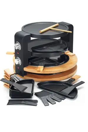 Raclette Kitchen Chef Raclette KCWOOD.8.SUPER | Darty