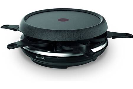 Raclette Tefal RACLETTE CHEESE N’CO 6 PERSONNES NOIR - RE12C812 | Darty