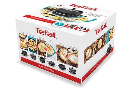 Raclette Tefal CHEESE’N’CO MULTIFONCTIONS 6 PERSONNES RE12C801 | Darty