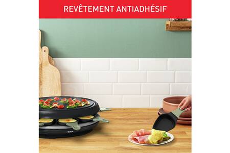 Raclette Tefal Eco Raclette 8 personnes RE31E810 | Darty