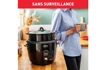 Cuiseur à riz Tefal Cuiseur a riz Classic 2, 5L, 10 portions + Louche ...