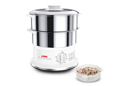 Cuiseur vapeur Seb CONVENIENT 2 BOLS INOX CUISSON VAPEUR MINUTEUR ...