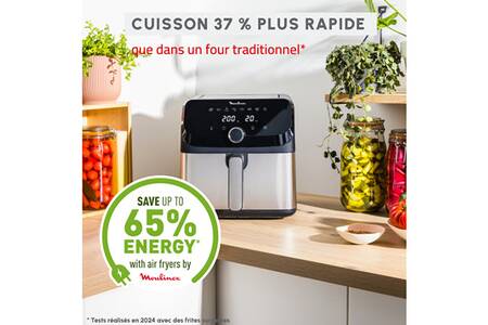 Friteuse sans huile Moulinex Friteuse sans huile air fryer Easy Fry Mega 7,5L EZ855D20 | Darty
