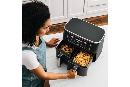 Friteuse sans huile Ninja sans huile Foodi MAX Dual Zone AF400EU | Darty