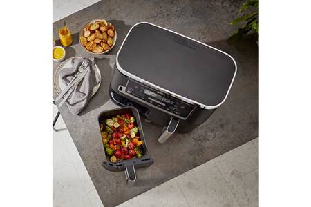 Friteuse sans huile Ninja sans huile Foodi MAX DualZone avec systeme Smart Cook AF451EU | Darty