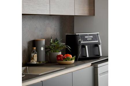 Friteuse sans huile Ninja sans huile Foodi MAX DualZone avec systeme Smart Cook AF451EU | Darty